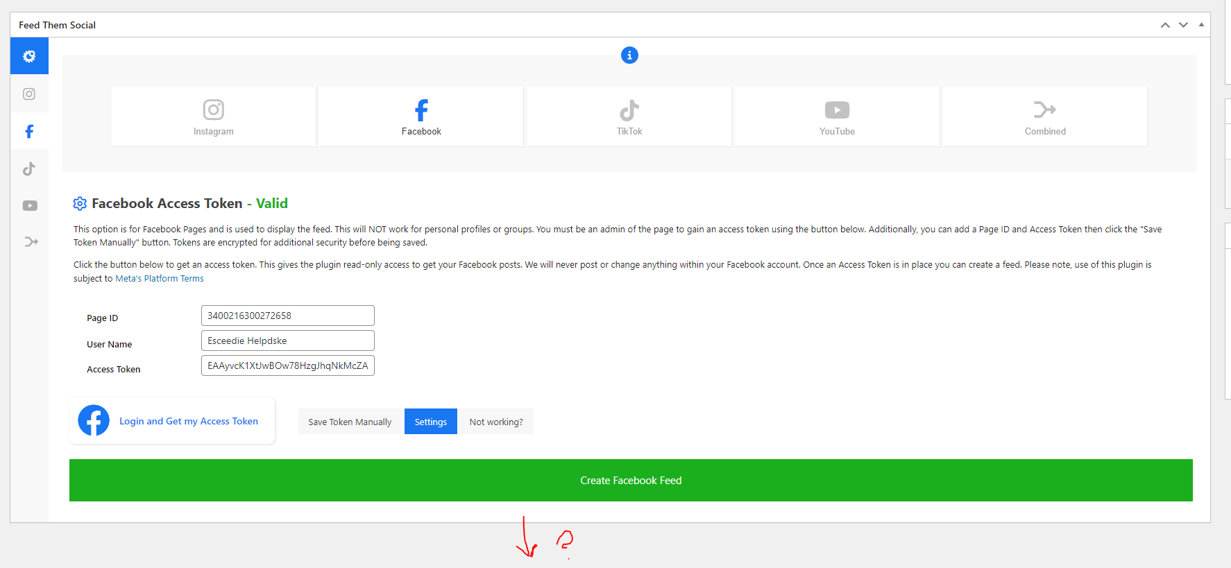 Wordpress Feed Them Social Plugin Setup - SCD Information Technology